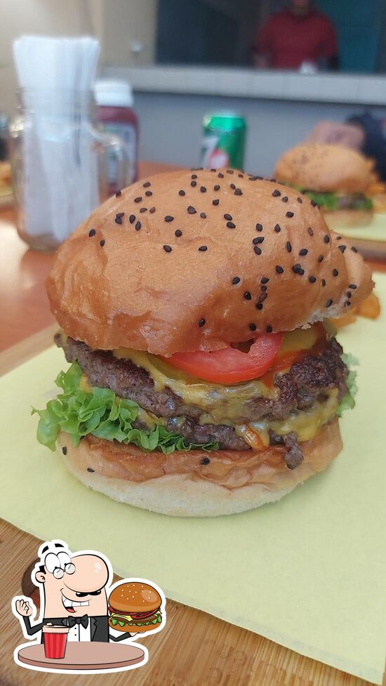 Menu at Casa Jardin Burgers restaurant, Tijuana