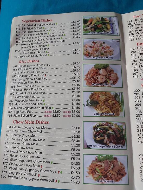 Menu at China Boy Takeaway restaurant, Caerphilly