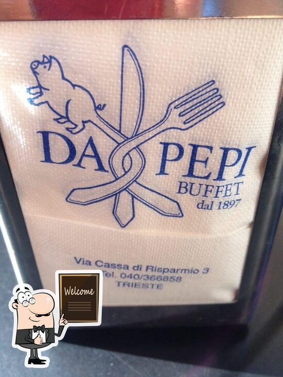 Speisekarte von Buffet da Pepi restaurant, Triest