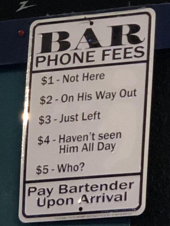 Menu at THe Ugly Truth Bar & Grill, John Day