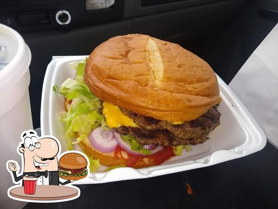 Menu at Big Burger World restaurant, Cañon City