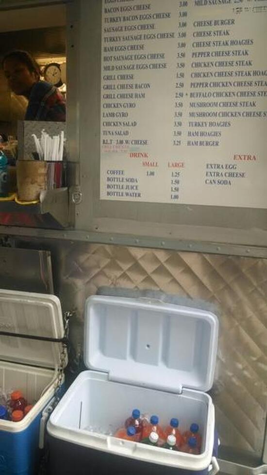 Menu at CCP Food Trucks restaurant, Philadelphia
