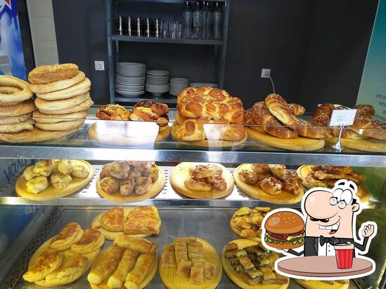 Menu at Castro bakery, Paleokastro