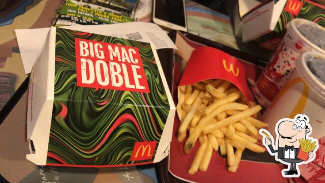 Menu at McDonald's restaurant, Cusco