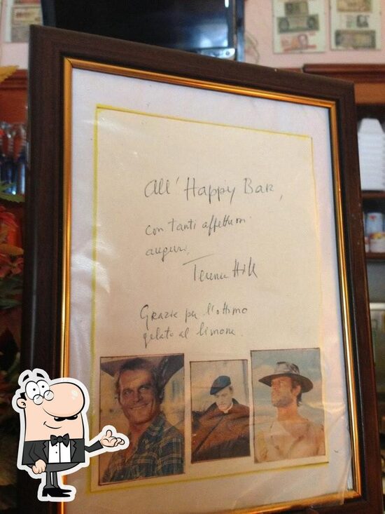 Menu da Happy Bar, Monte Romano