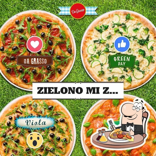 Menu at Da Grasso restaurant, Grudziadz