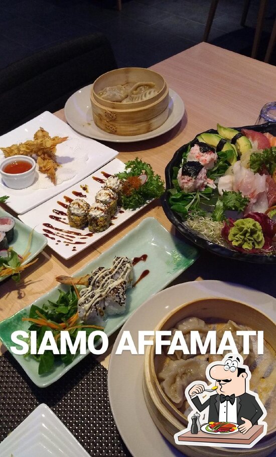 Menu at Sushi Shibuya restaurant, Rome