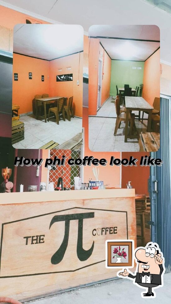 Menu at Phi Coffee, Air Bang