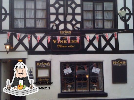 Menu at The Vine Inn pub & bar, Nantwich