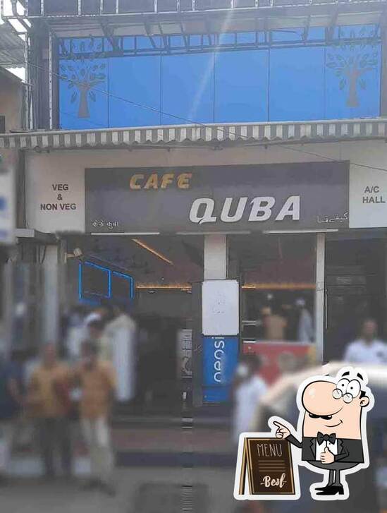 Menu at cafe quba, Mumbai