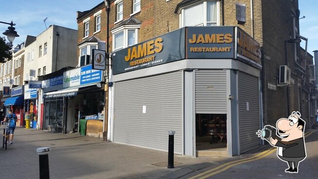 Menu at James Restaurant, London