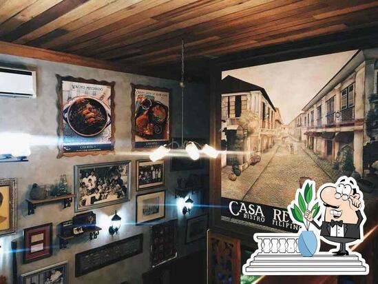 Menu at Casa Reyes Bistro Filipino restaurant, San Juan, Greenhills