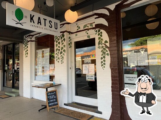 Menu at Katsu Japanese restaurant, Bright