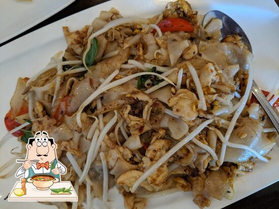Menu at Vanda Thai restaurant, Walnut Creek