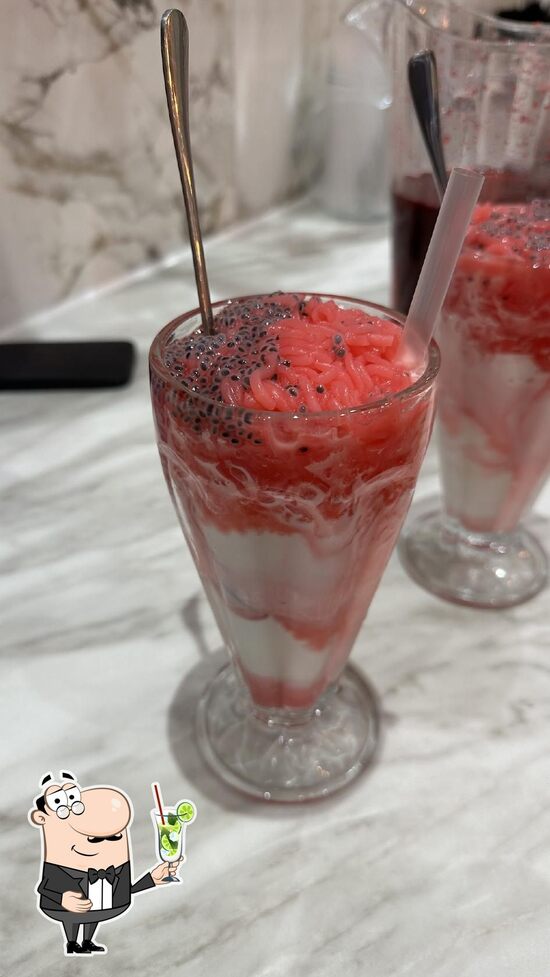 Menu at Moonlight ice cream restaurant, Blackburn