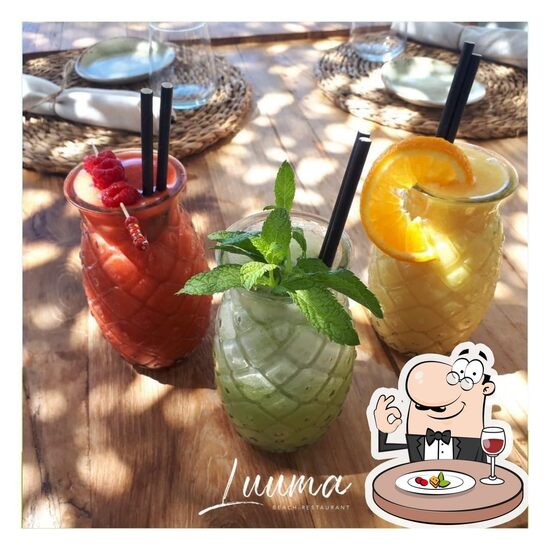 Menu at LUUMA Beach Marbella restaurant, Marbella, C. Playa Hermosa