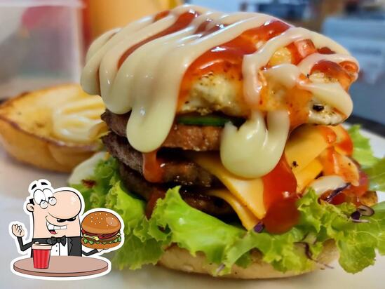 Menu at HAN BURGER HALAL FOOD restaurant, Bang Phun