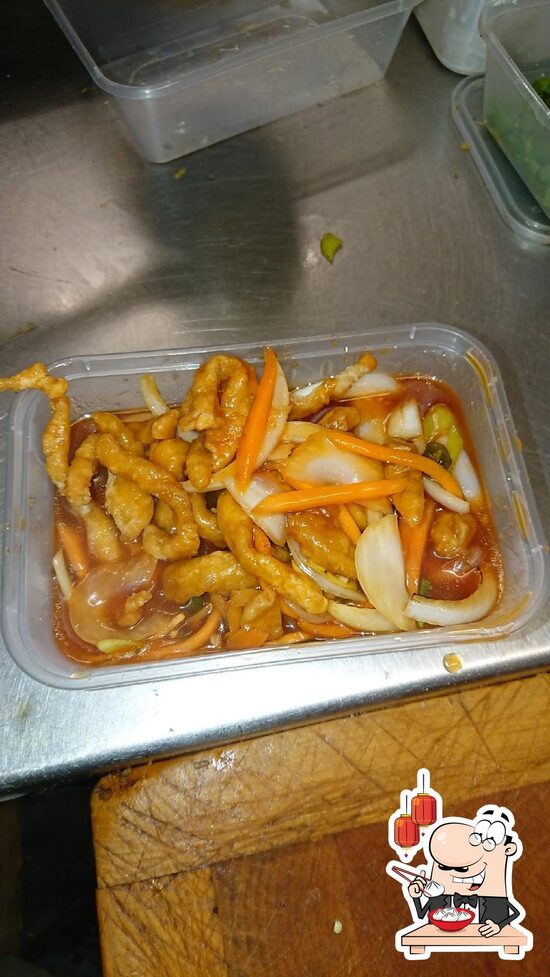 Carta de comida rápida Shanghai Chinese Takeaway, Brodick