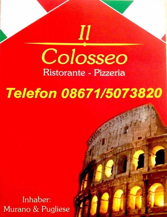 Speisekarte von Il Colosseo restaurant, Altötting