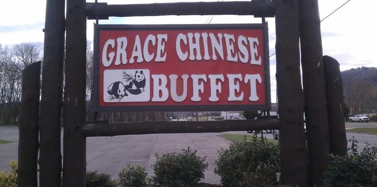 Menu at Grace Chinese Buffet restaurant, Sayre