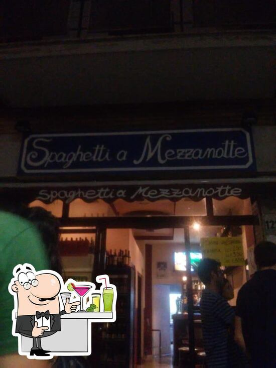 Menu at Spaghetti a Mezzanotte pub & bar, Rome
