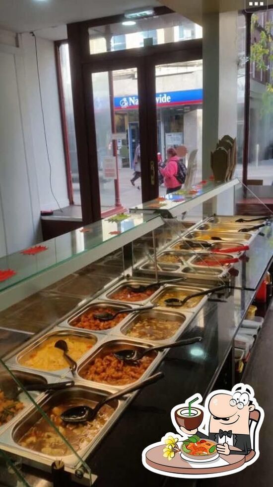 Menu at Asaga fast food, Newport