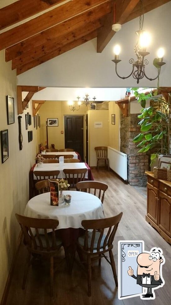 Menu at Inglenook cafe, Llandudno