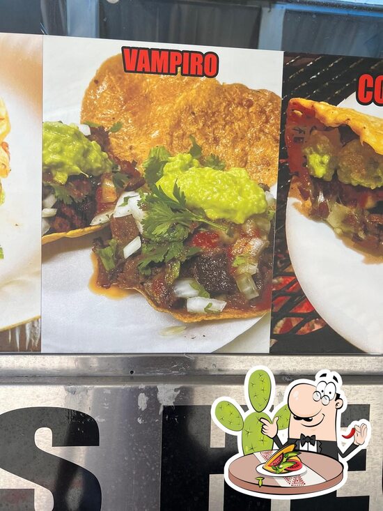 Menu at Don Pollon BBQ rib and chicken taco truck, Los Angeles