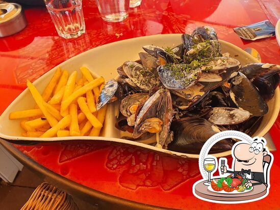 Menu au Flamenco Plage restaurant, Le Lavandou, 38 Av. Général Bouvet
