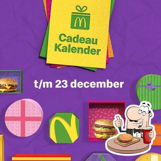 Menu at McDonald's McDrive, Deventer, Deventerweg 121A
