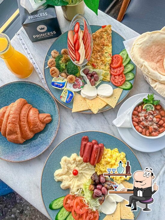 Menu au Princess Café & Restaurant Point 6 Mall, Sheikh Zayed City