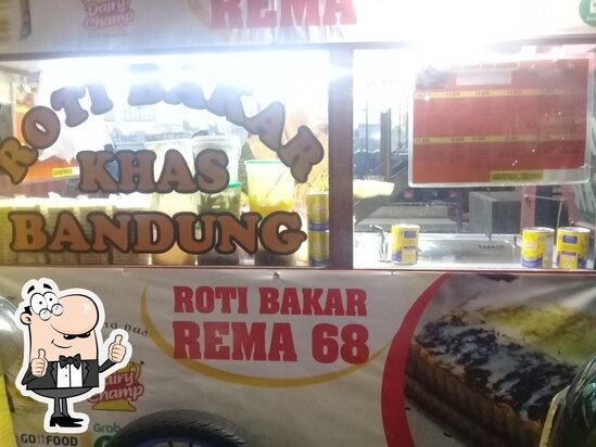Menu at Roti Bakar Rema Khas Bandung restaurant, Semarang