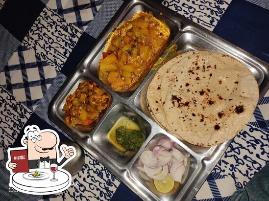 Menu at Shri Balaji mess and tiffin center, Jaipur