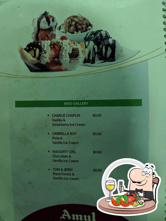 Menu at Amul Store, Thalassery