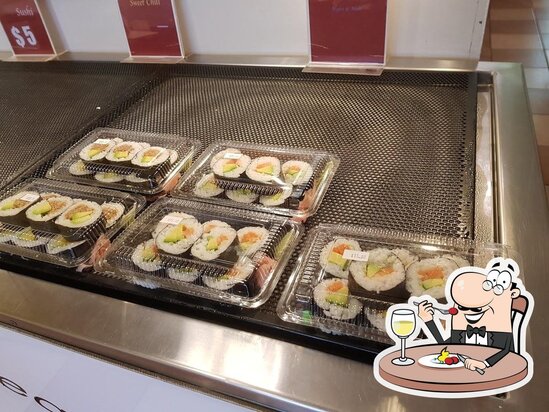 Menu at Sakim Sushi restaurant, Blenheim