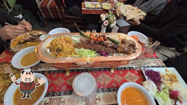 Menu at Baba-Gurgur restaurant, Kiel