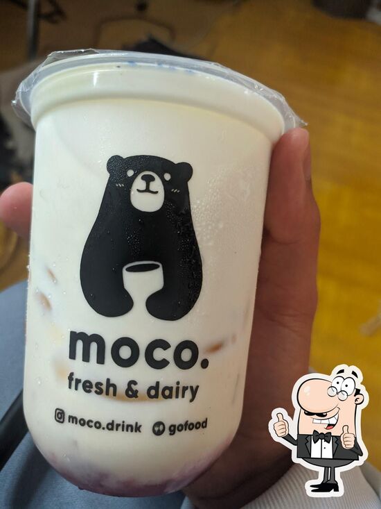 Carta del café Moco milk boba thai tea coffee - cheeseyu, Bandung