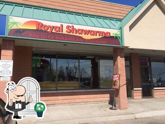 Menu at Royal Shawarma restaurant, Oakville