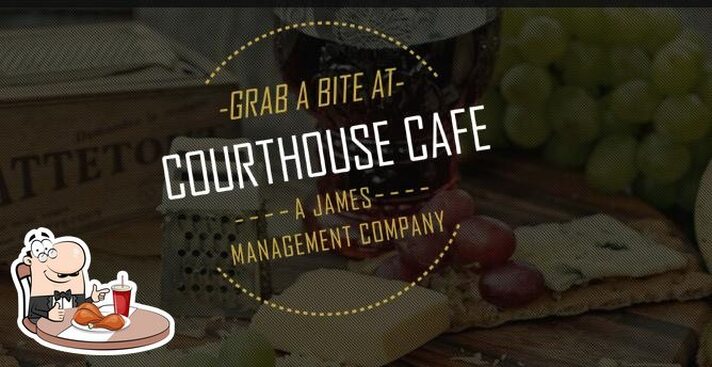 Menu at courthouse cafe, Pontiac