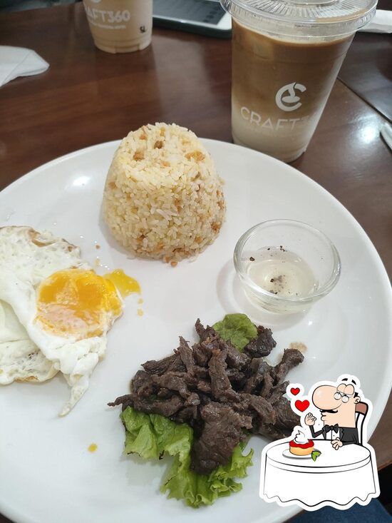 Menu at Craft360 Cafe, Vigan City