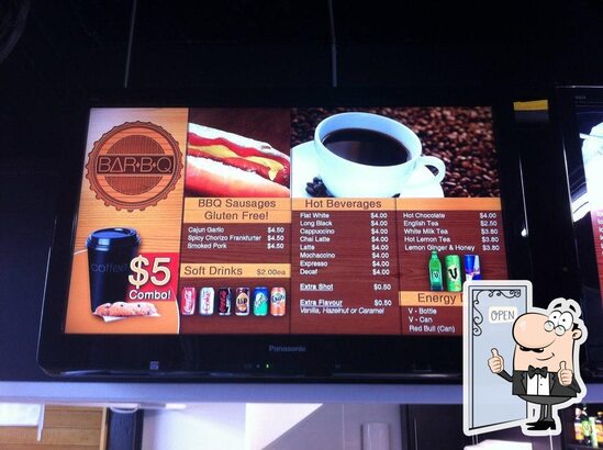 Menu at Pitt St Food Court cafeteria, Auckland