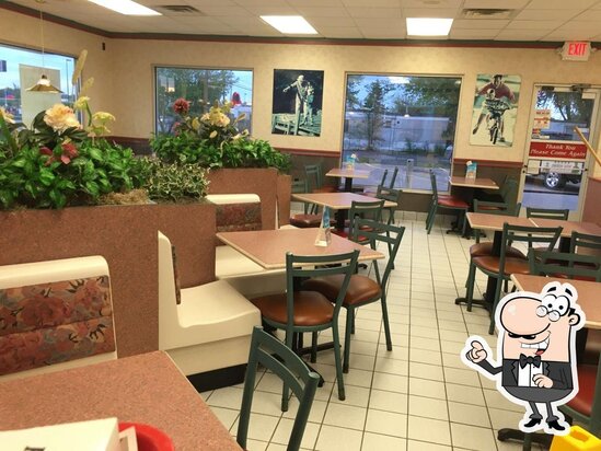 Menu at KFC fast food, Plainwell