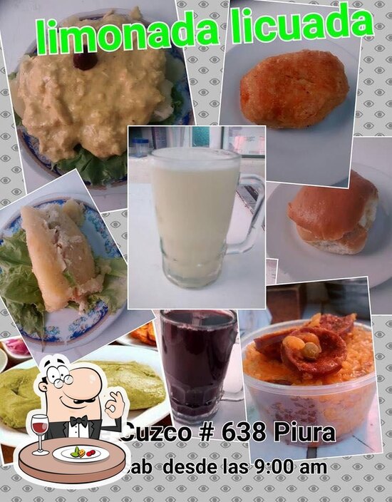 Menu at Limonada licuada restaurant, Piura