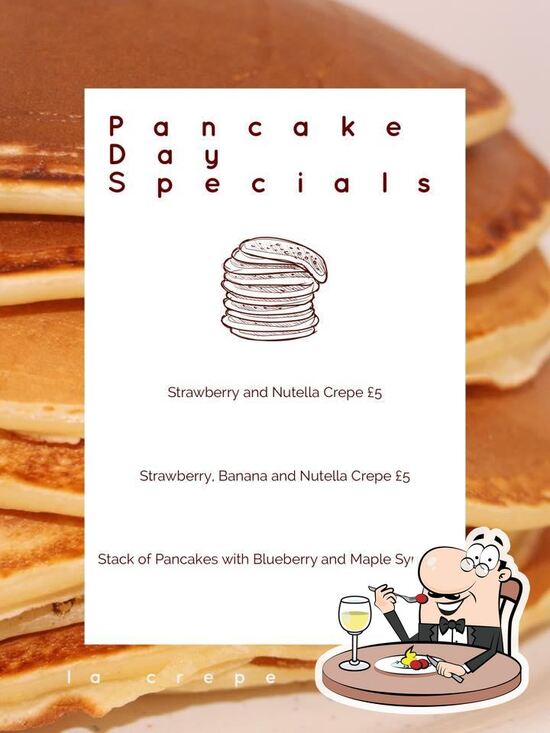 Menu at La Crepe Escape cafe, Princes Risborough