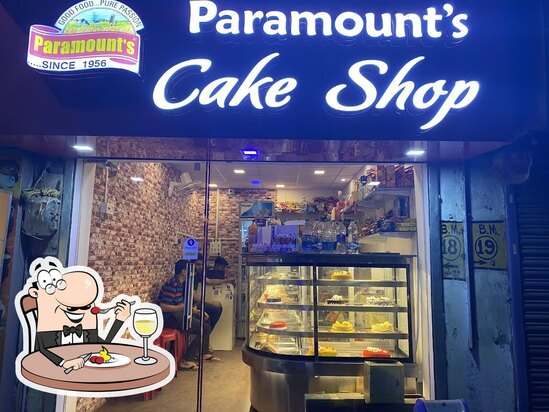 Menu at Paramount cake shop, Bardhaman, 6VW3+V3P