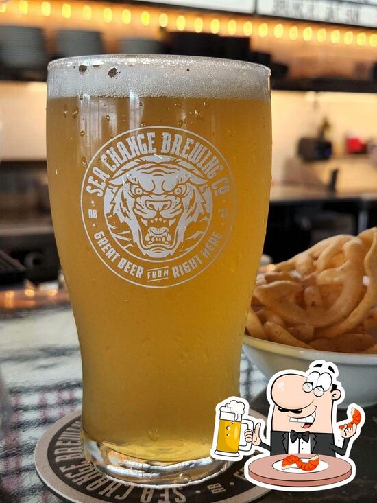 Menu at Sea Change Brewing, Beaumont