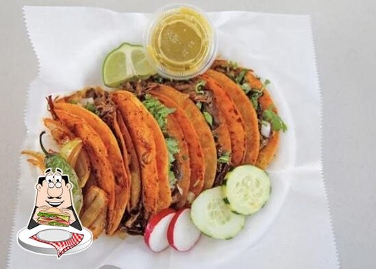 Menu at Tacos El Guerrero restaurant, Chowchilla