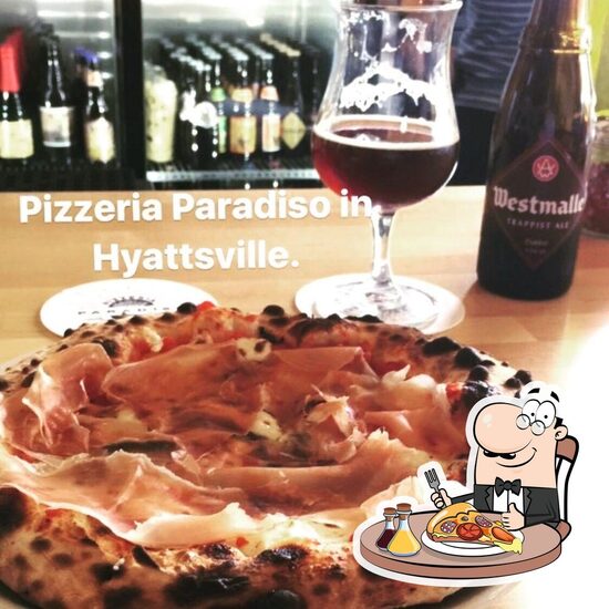 Menu at Pizzeria Paradiso, Hyattsville