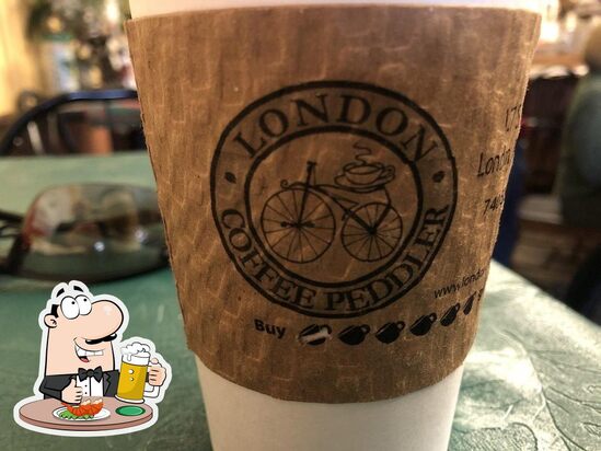 Menu at London Coffee Peddler restaurant, London, 127 S Main St