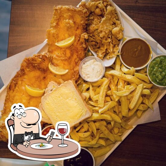 Menu at Misterton Chippy restaurant, Haxey